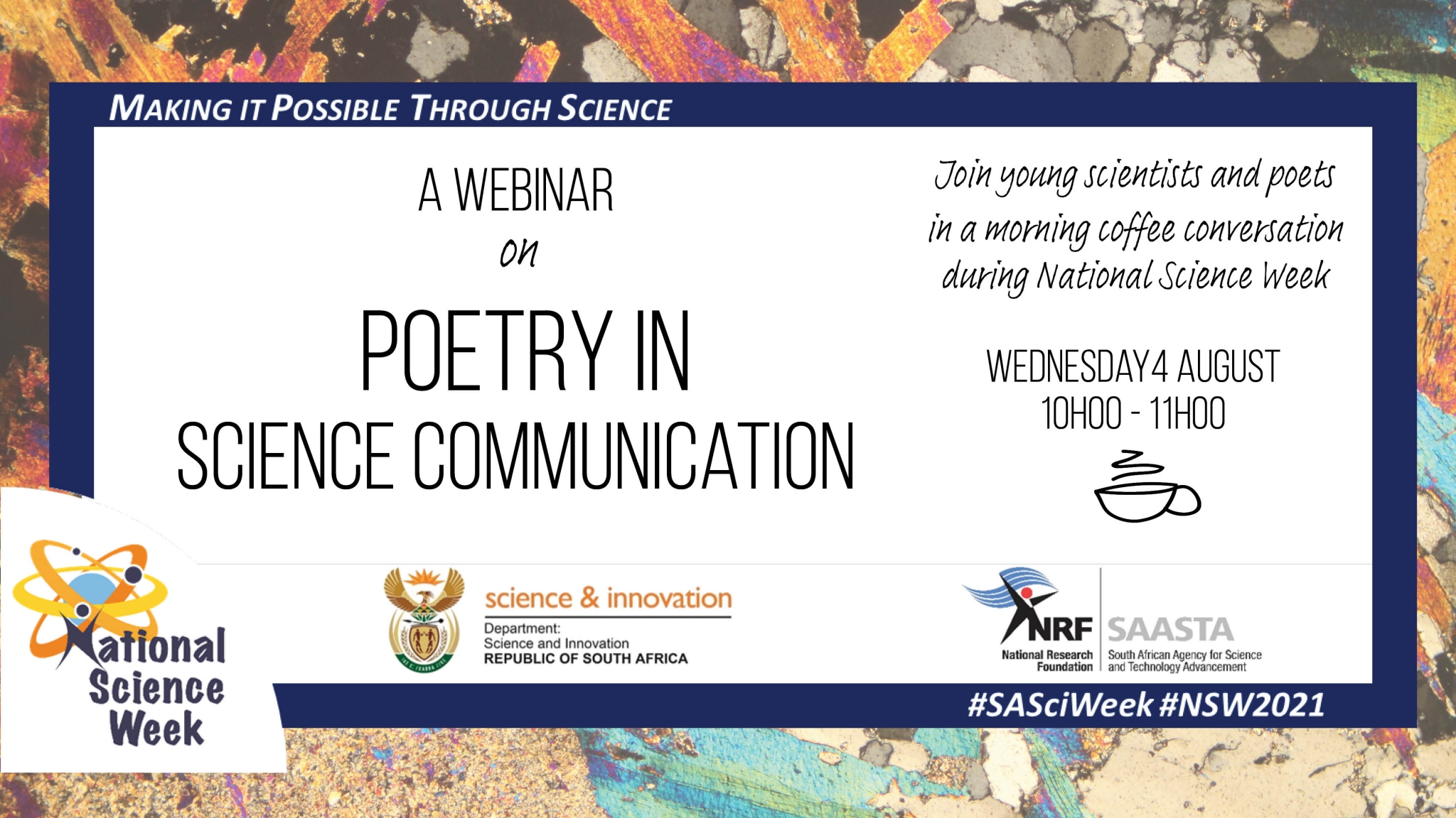 Celebrating poetry in science communication – SAASTA