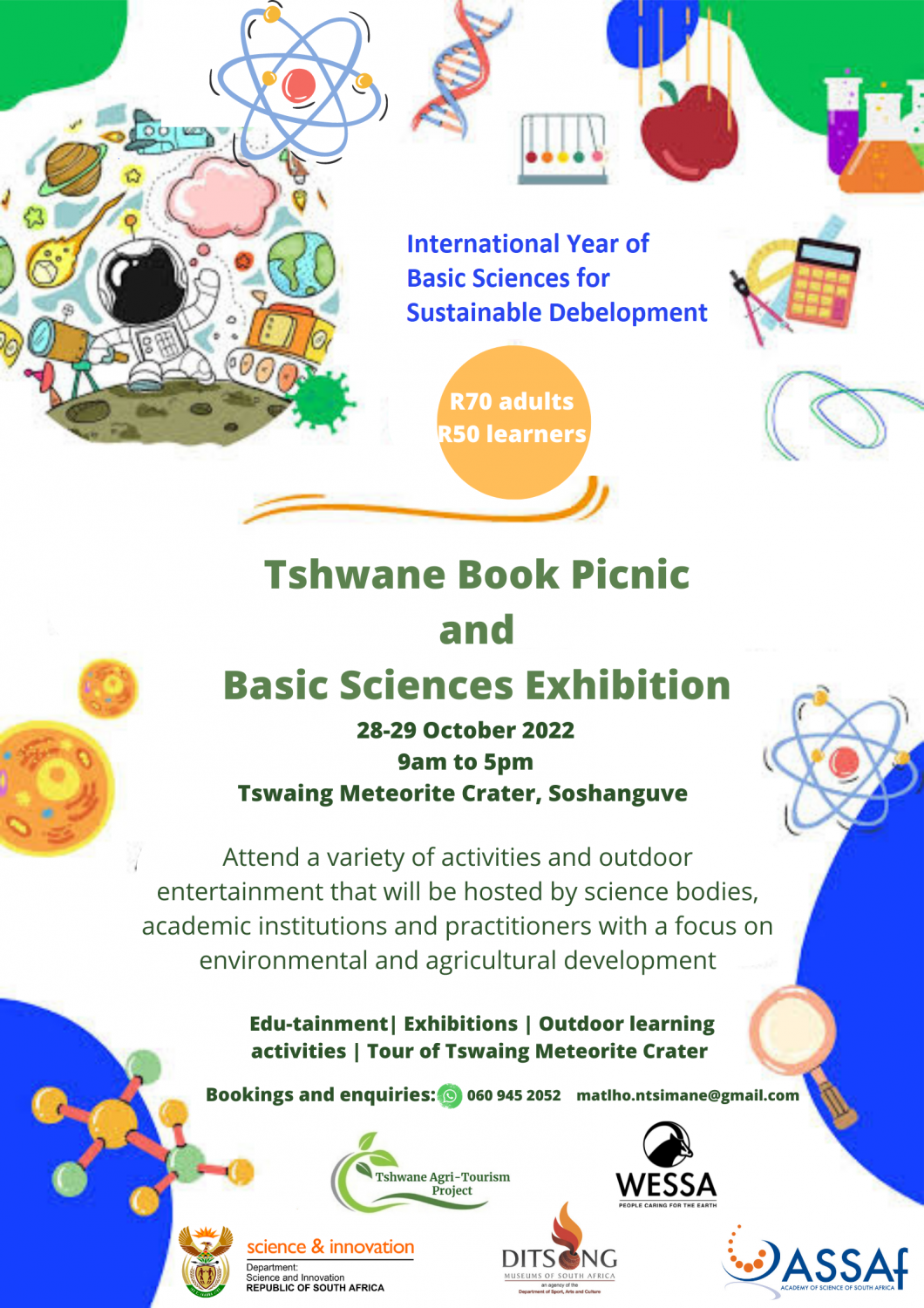 Tshwane Book Picnic and Basic Science Exhibition – SAASTA