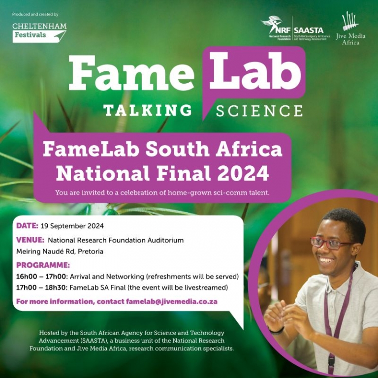 FameLab SA 2024 final competition – SAASTA